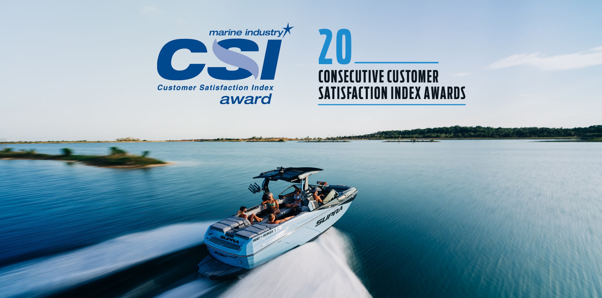 Supra Boats Receives Prestigious CSI Award for 20th Consecutive Year